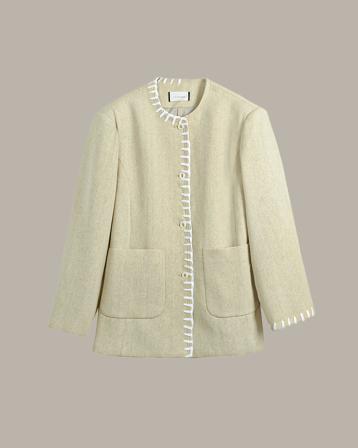 Jacket for women - Stitch Detailed Jacket| CHLOECHEN